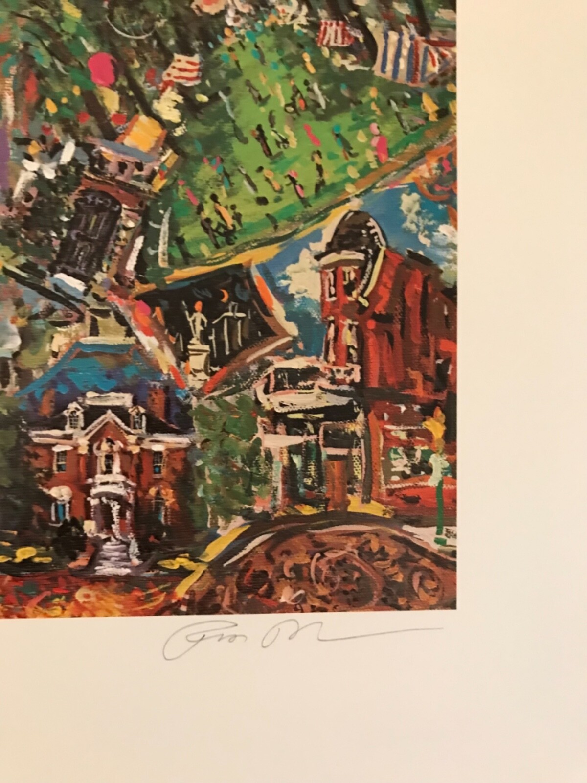 Parks Duffey art print of “The Fan” Richmond Virginia Fan District | eBay
