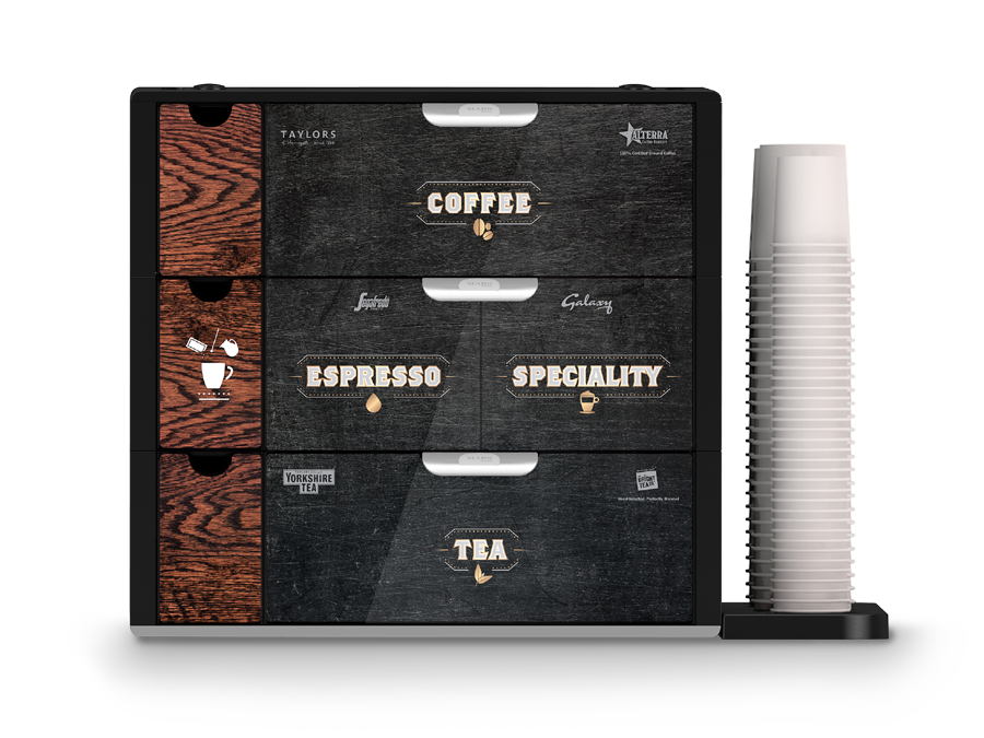 Flavia Coffee Shop Merchandiser with Cup Stand - New | eBay