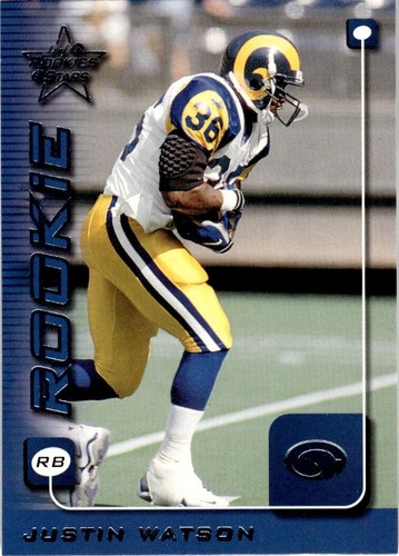 1999 Leaf Rookies & Stars Justin Watson Rookie St. Louis Rams #287 | eBay