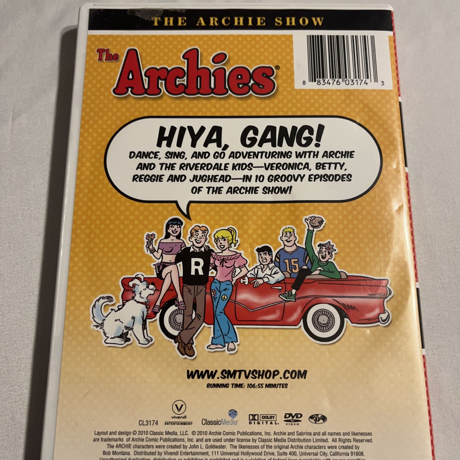 The Archies: The Archie Show (DVD, 2011) Archies the artist Riverdale ...