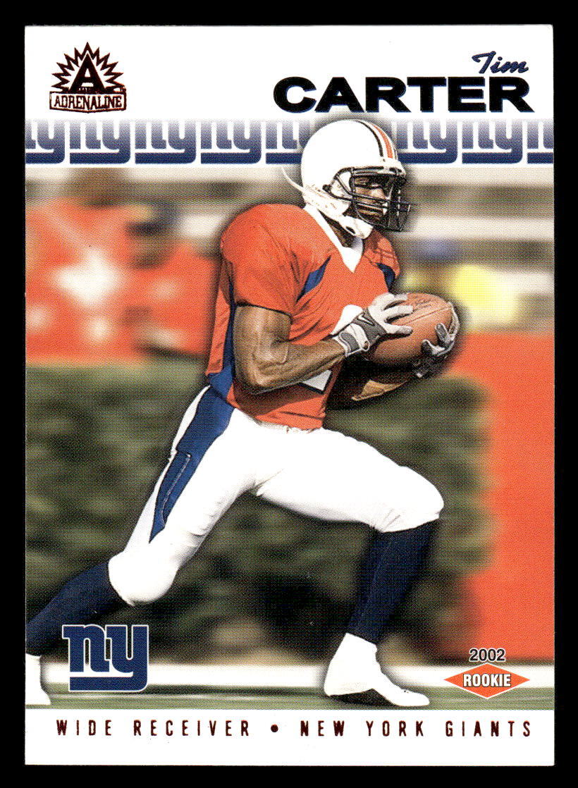 2002 Pacific Adrenaline - #182 Tim Carter (RC) for sale online | eBay