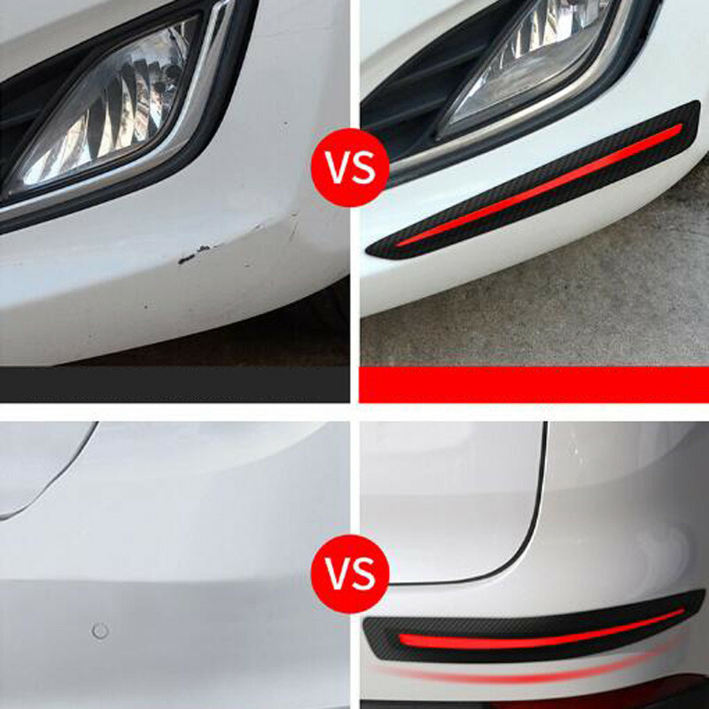 Car Bumper Corner Protector Guard Cover Anti Scratch Rubber Sticker ...
