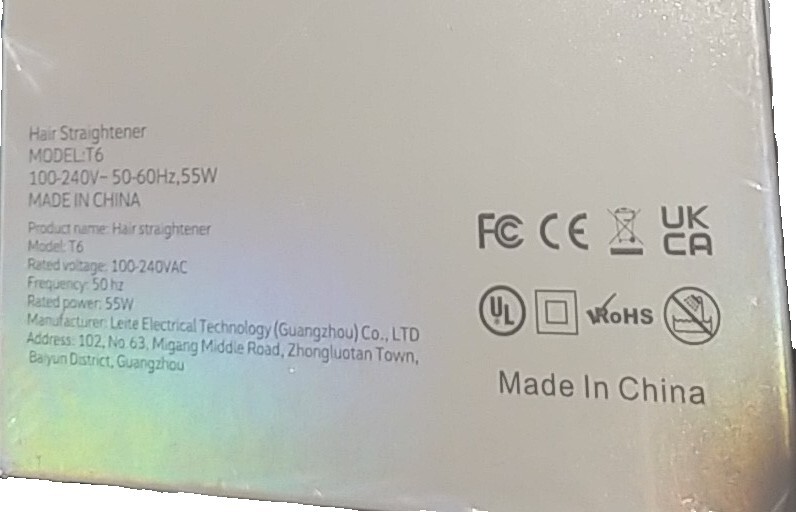 NIB SEALED OHJUMP 3 Halo Ionic Flat Iron Hair Straightener T6 Free ...
