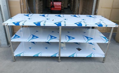 Stainless Steel 3 Level Bench 2000 (L) x 700 (W) x 900 (H) mm | eBay