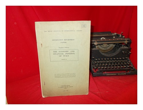 THE ROYAL INSTITUTE OF INTERNATIONAL AFFAIRS Information Department ...