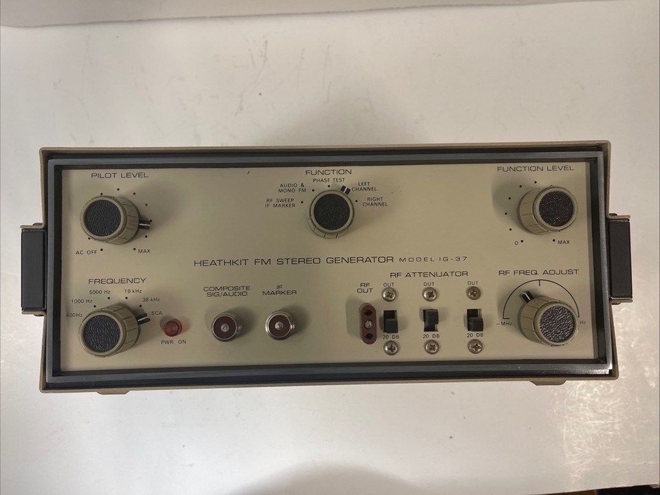 Heathkit FM Stereo Generator Model IG-37 Working | eBay