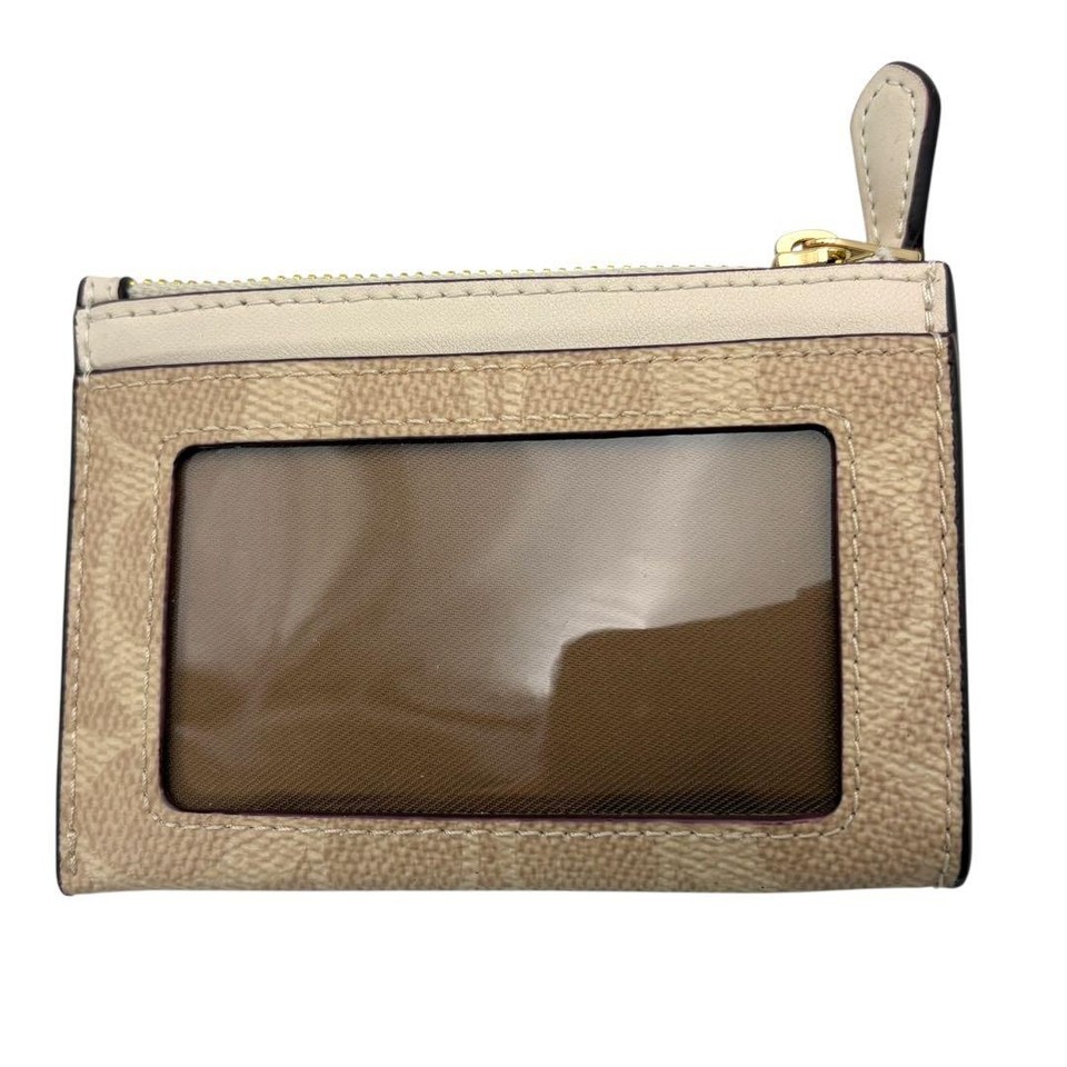 Coach PVC Card Case Beige Coin Purse SS Condition, 3 Slots, No ...