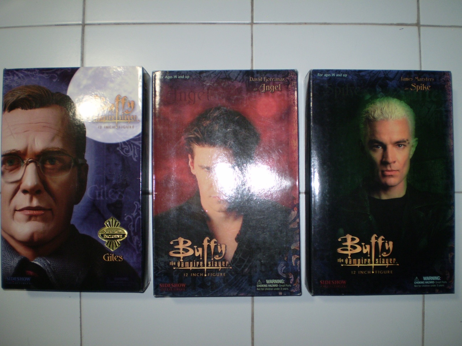 Buffy The Vampire Slayer: Spike/ Angel/ Giles (Sideshow Exclusive) 12 ...