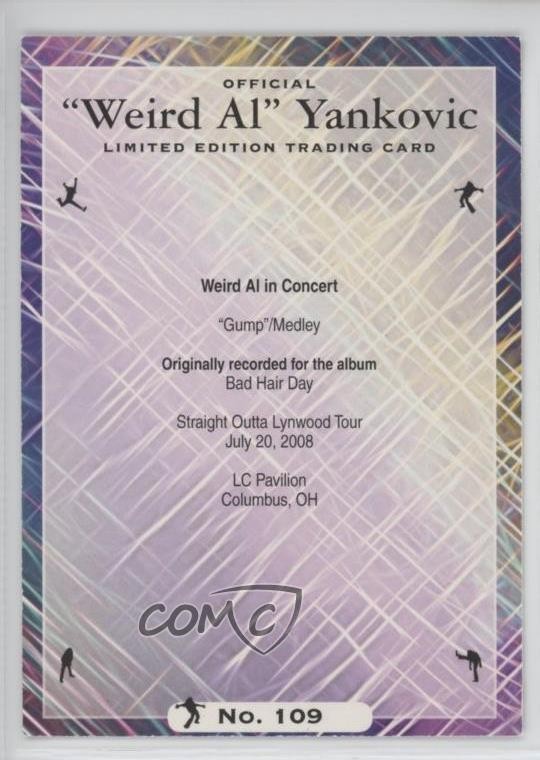 2010-15 Weird Al Yankovic Limited Edition Weird Al Yankovic #109 1h6 | eBay