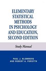 Elementary Statistical Methods in Psychology (Paperback) 9780819141224 ...