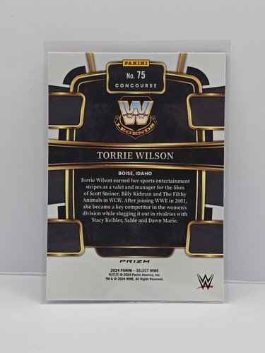 2024 Panini Select WWE #75 Torrie Wilson Concourse Silver Retail ...