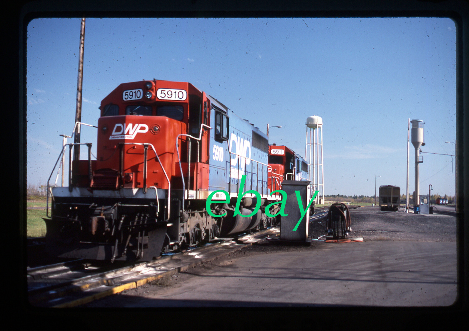 Orig Slide Duluth Winnipeg & Pacific DWP #5910 SD40 1988 | eBay