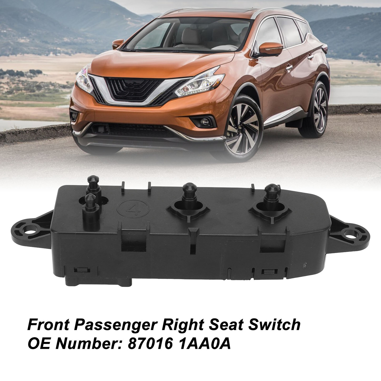 Front Passenger Right Seat Switch Replacement Seat Control Switch 87016 ...