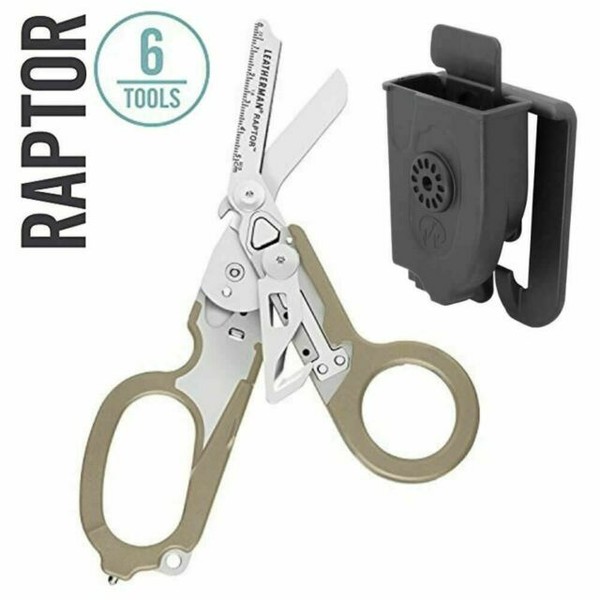 Leatherman 832162 Raptor Folding Emergency Response Shears MOLLE ...