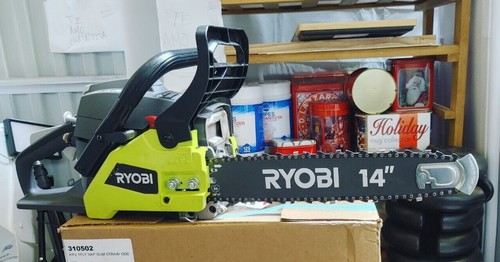 Ryobi RY3714 2-Cycle 14" 37cc Gas Chainsaw - Powerful & Durable - OPEN ...