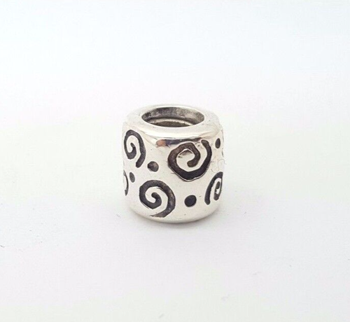 Genuine Pandora Silver Swirl Charm | eBay Australia