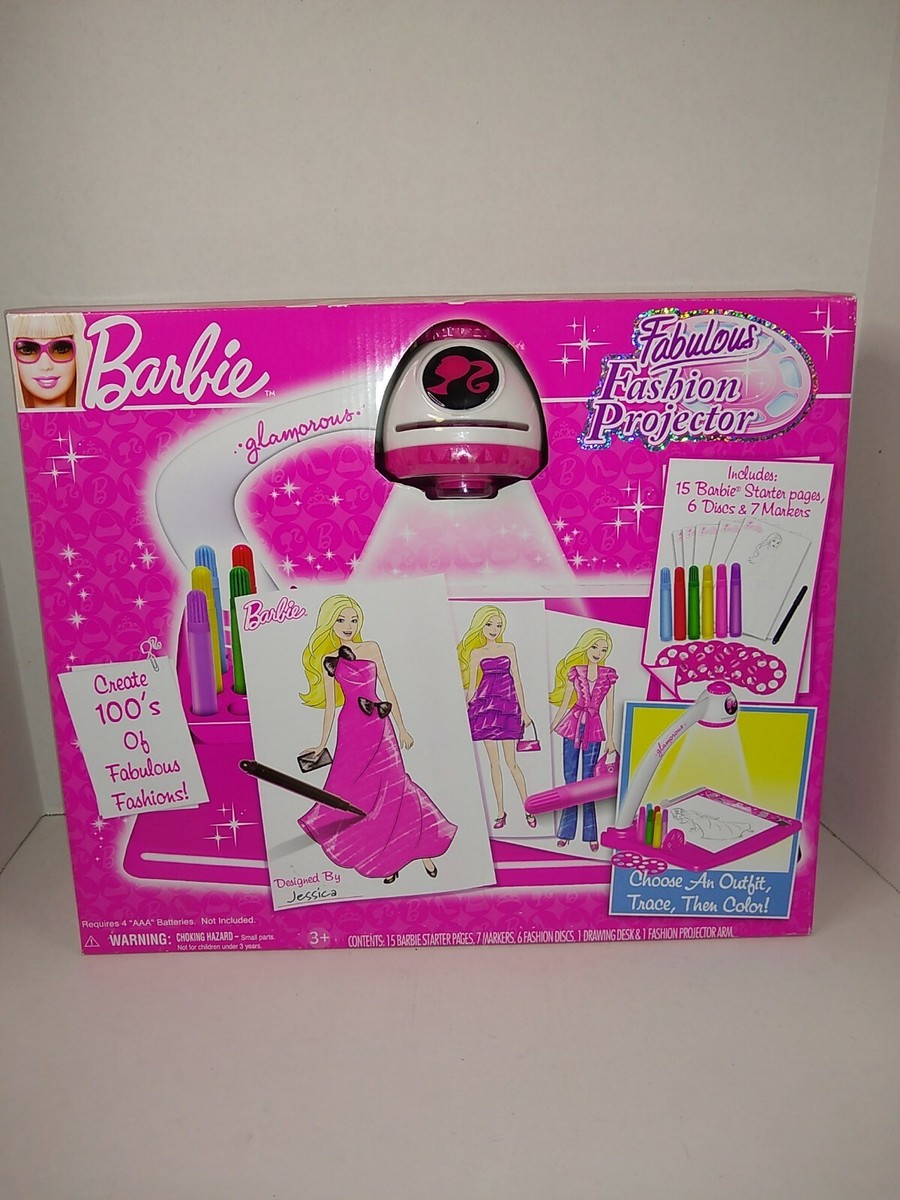 Barbie Projector BARBIE MOVIE THEATER PROJECTOR WITH ALL 10 DISKS HTF