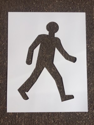 WALKING MAN STENCIL | eBay UK