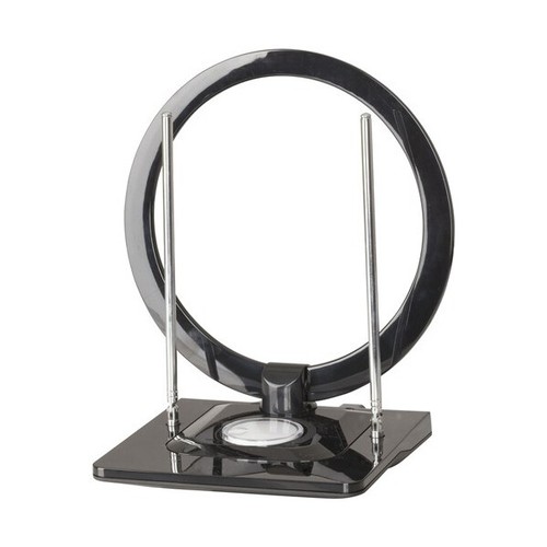 Digitech Adjustable Slim Digital TV Indoor Rabbit Ears Antenna with ...