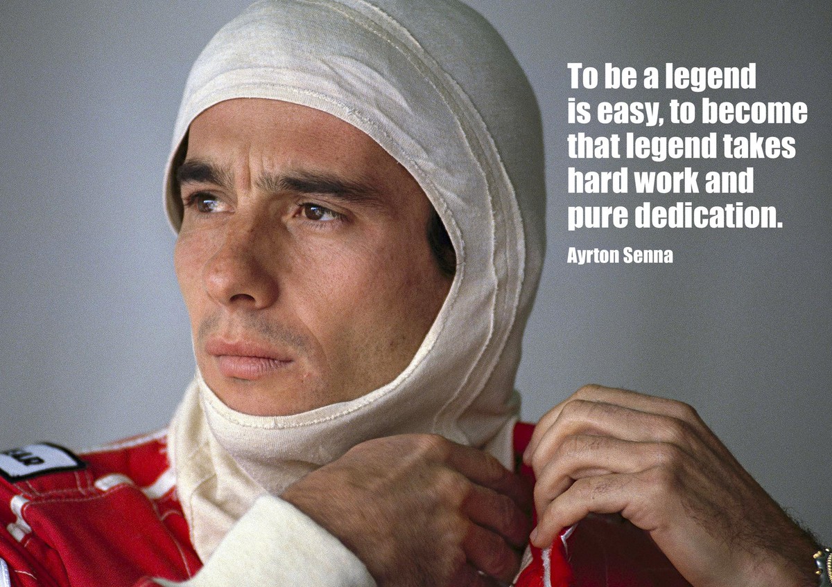 Senna Memorable Quotes Ayrton Senna Quote Art Print Etsy UK