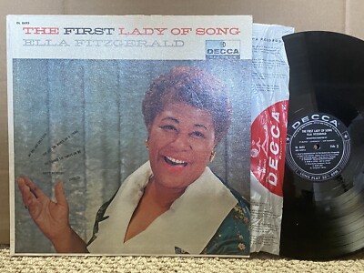 Ella Fitzgerald First Lady Of Song VG+ ORIG DECCA BLACK LABEL MONO DG ...