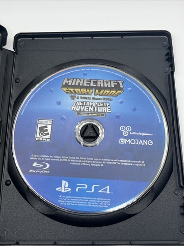 Minecraft: Story Mode The Complete Adventure DISC ONLY (PlayStation 4 ...