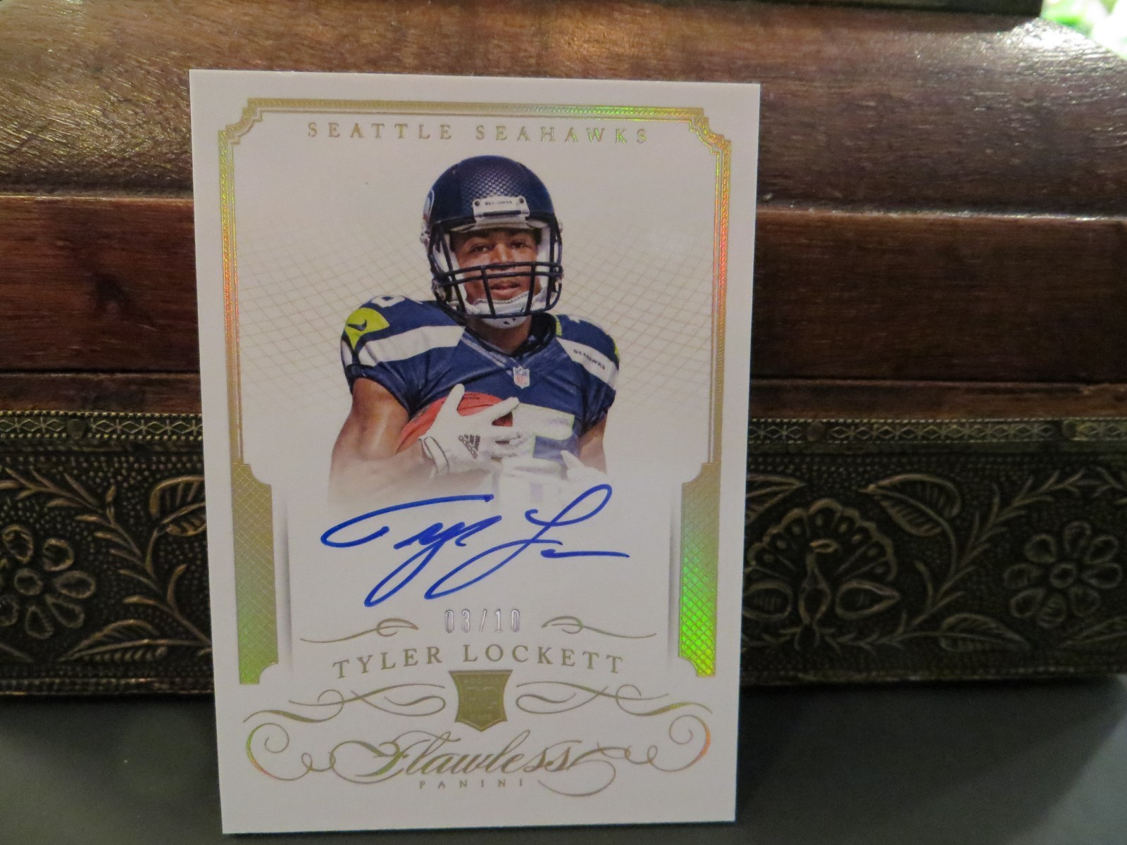 Panini Flawless Gold Rookie Autograph Seahawks Tyler Lockett 03/10 2015 ...