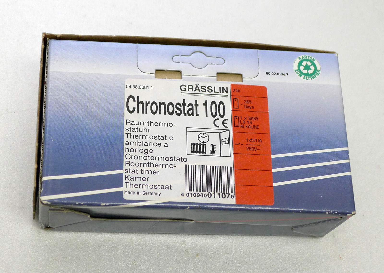 Grässlin Chronostat 100 Raumthermostatuhr | eBay.de