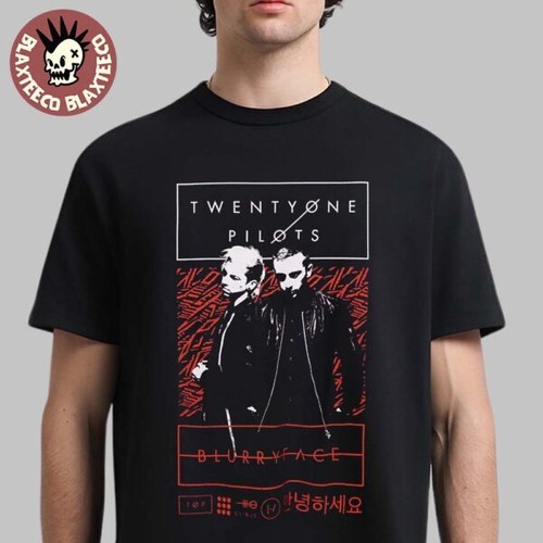 Twenty One Pilots Hot Topic 2025 Blurryface Duo Portrait T-Shirt | eBay