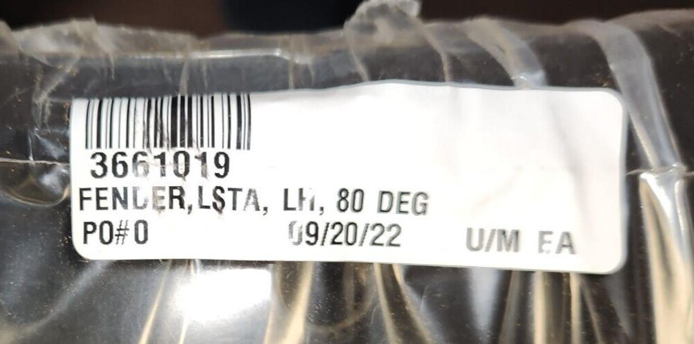 Oshkosh 3661019 Left Hand 80 Degree Fender Bridgemaster Concrete Truck ...
