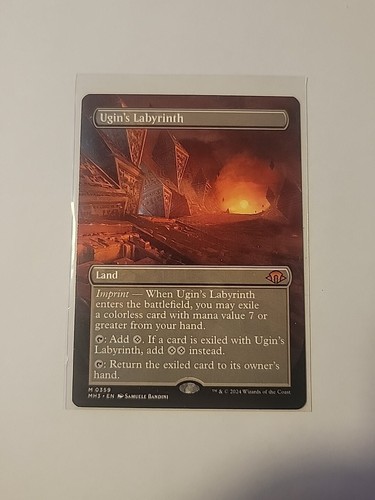Ugin's Labyrinth (Borderless) #359 Non Foil - Magic MTG Modern Horizons ...