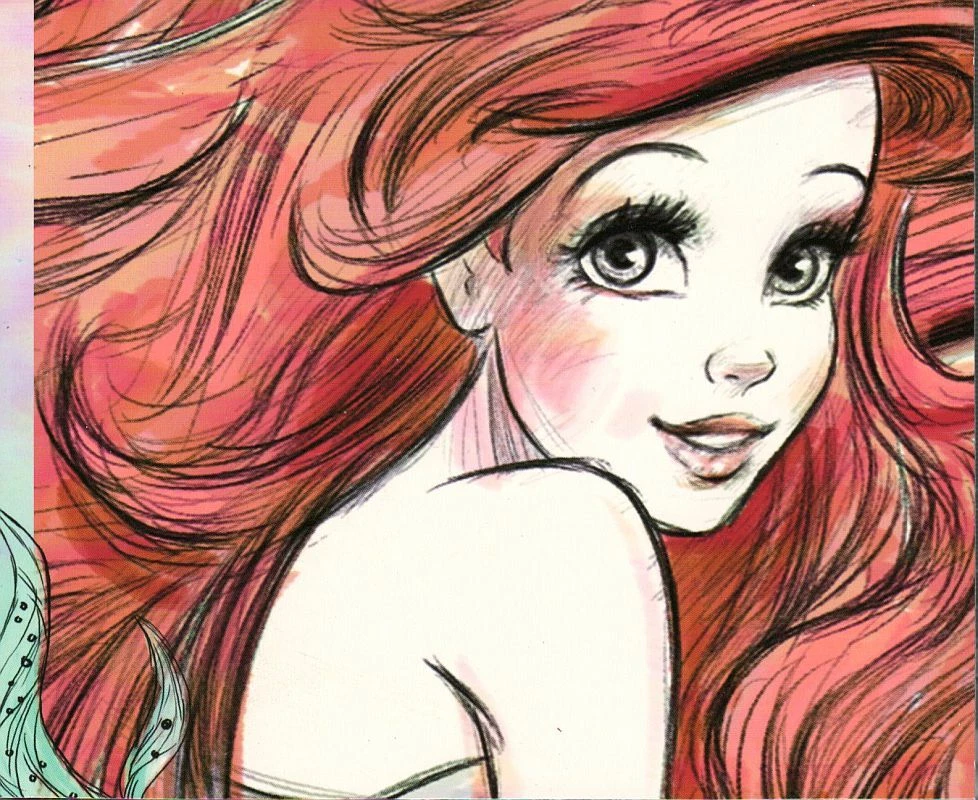 How To Draw Ariel Step By Step Tumblr