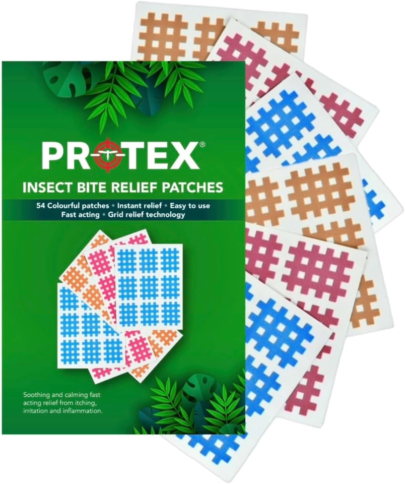 PR0TEX 54 Insect Bite Relief Patches. Providing Fast Acting Relief from ...