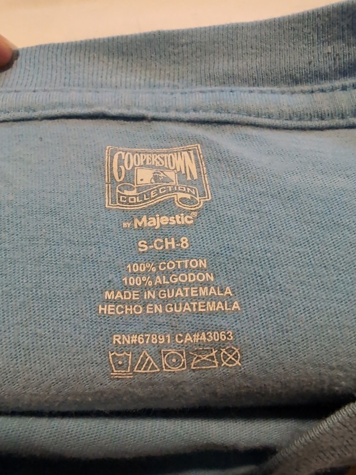 Milwaukee Brewers Ball And Glove Shirt, Light Blue, Size Youth S 8 | eBay