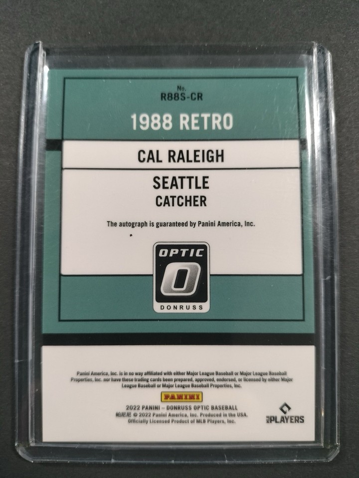 2022 Panini Donruss Retro 1988 Signatures Cal Raleigh #R88S-CR Auto | eBay