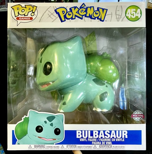 Bulbasaur Funko Pop! #454 Pokémon Super Size 10” Special Edition ...