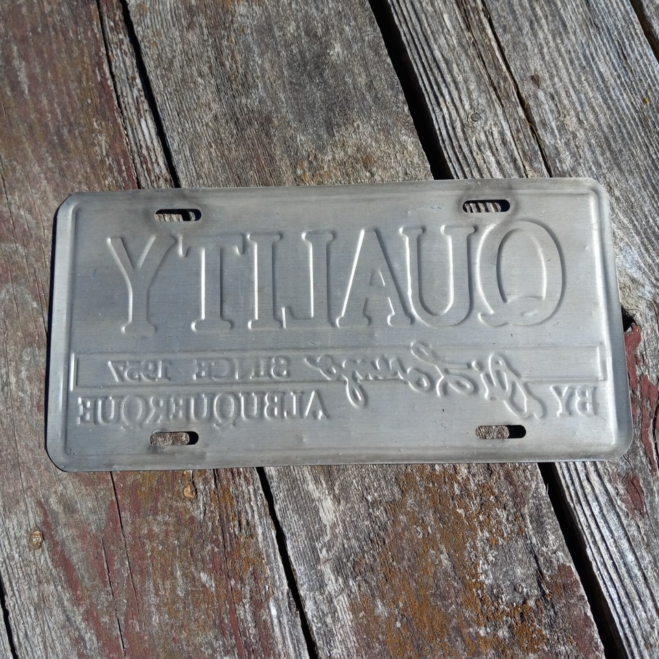 DEALERSHIP LICENSE PLATE: Quality by DiLorenzo Since 1957 Albuquerque ...