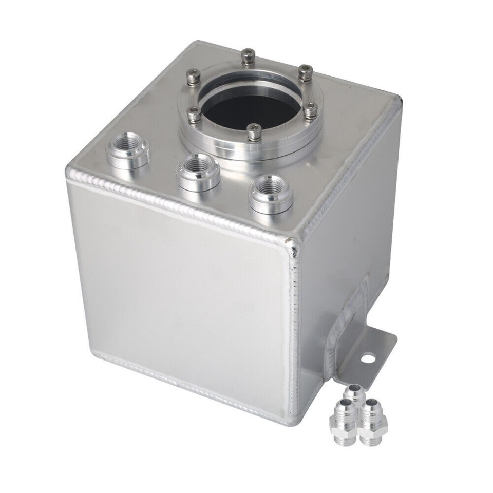 2L Aluminum High Flow Swirl Fuel Surge Pot Tank AN6 For 044 External ...