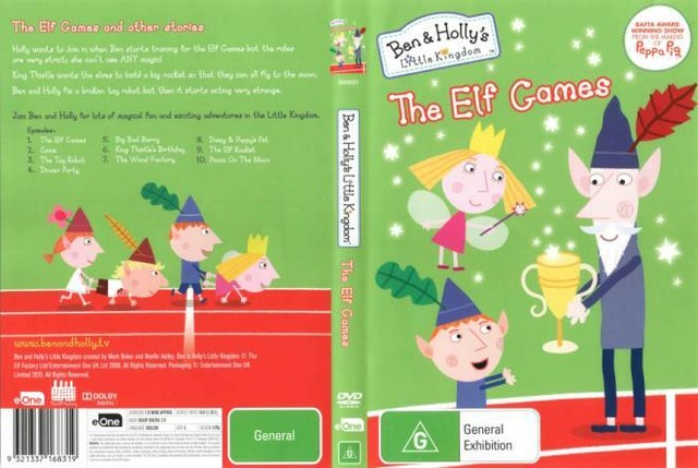 Ben And Holly's Little Kingdom - The Elf Games (DVD, 2016) for sale ...