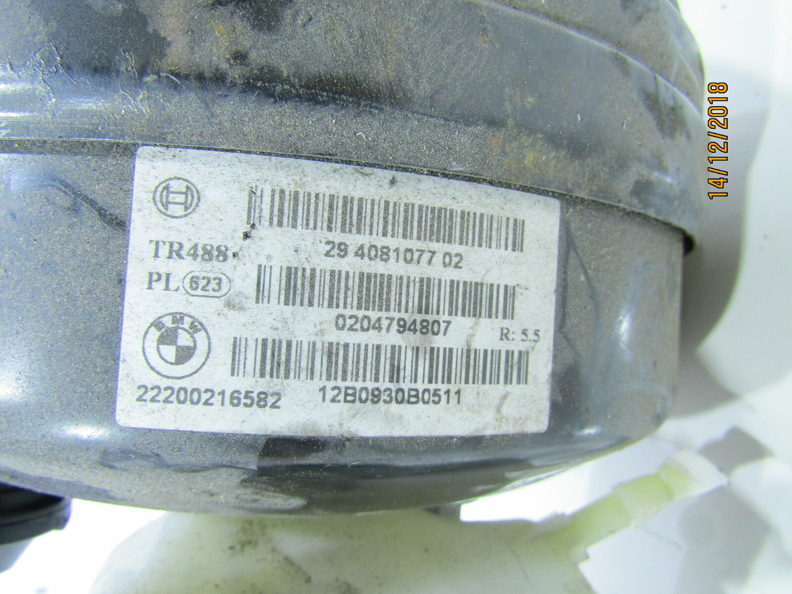 BMW oem RHD Brake servo unit 34336851097 F20 F21 F22 F23 F30 F31 F32 ...