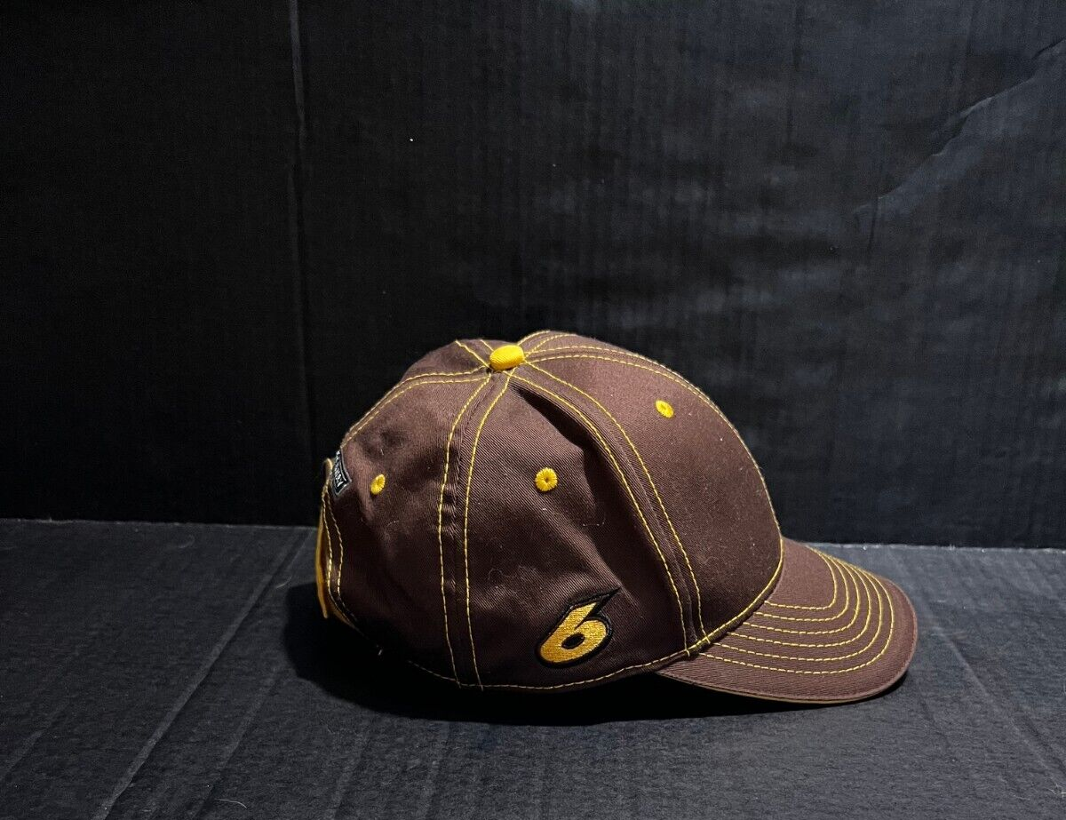 David Ragan Nascar Hat Cap Mens Strapback Brown #6 UPS Racing ...