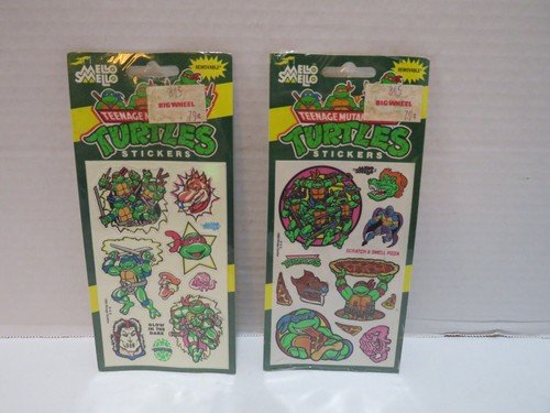 VTG 1990 MIRAGE STUDIOS TMNT MELLO SMELLO STICKERS SET OF 2 | eBay