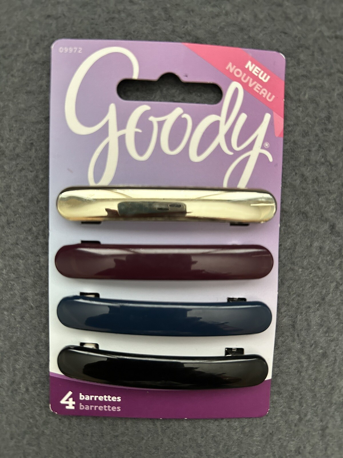 Goody Classics Rounded Barrette 3 Count - 1pack for sale online | eBay