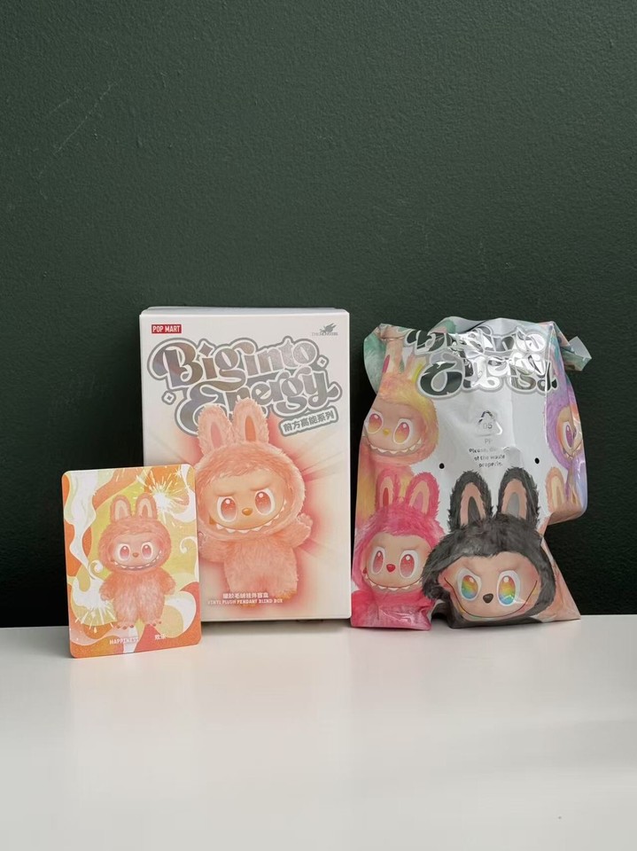 (US SELLER IN HAND) POPMART LABUBU Big into Energy V3 -Vinyl Plush ...