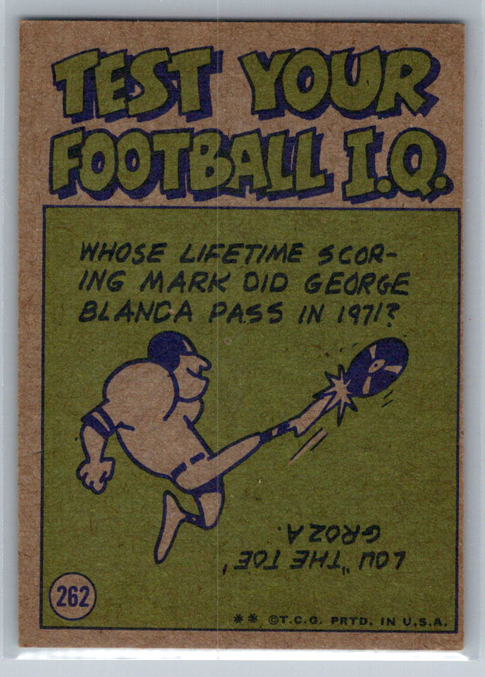 1972 Topps Ray May Pro Action #262 Colts | eBay