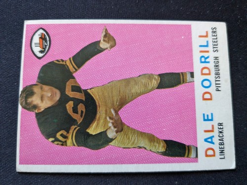 1959 Topps Football Card # 34 Dale Dodrill - Pittsburgh Steelers (VG/EX ...