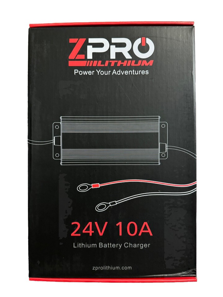 AUTHENTIC ZPRO 24v 10A Marine Lithium Battery Charger Onboard Boat ...