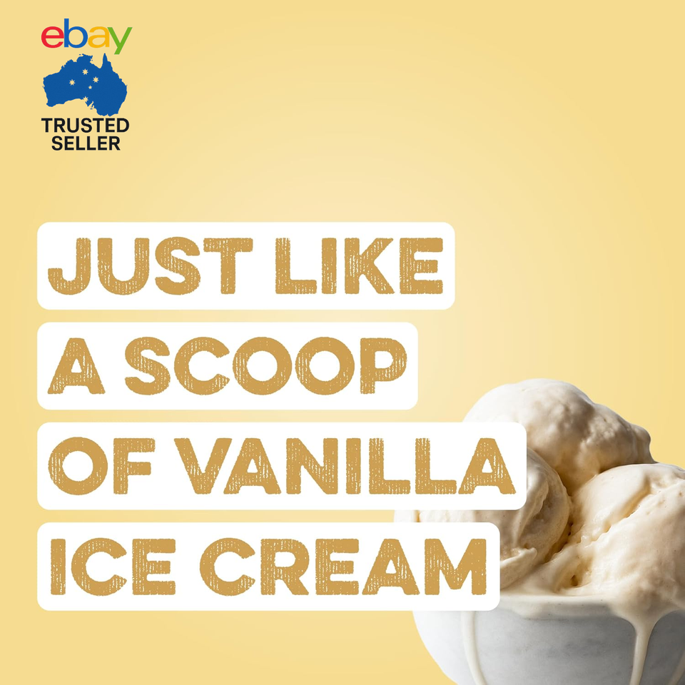 Simply Vanilla Whey Protein Powder, Natural Sweetened and Cold-Pressed ...