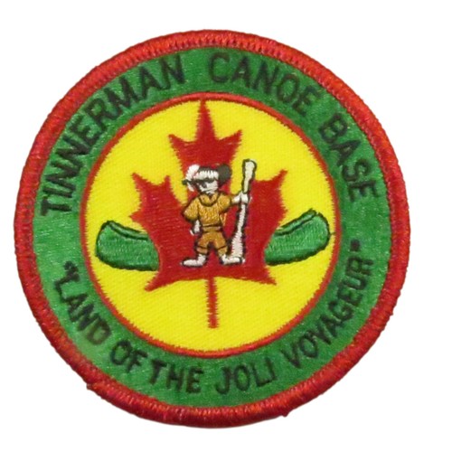 Tinnerman Canoe Base "Land Of The Joli Voyageur" Patch RED Bdr (NK368 ...