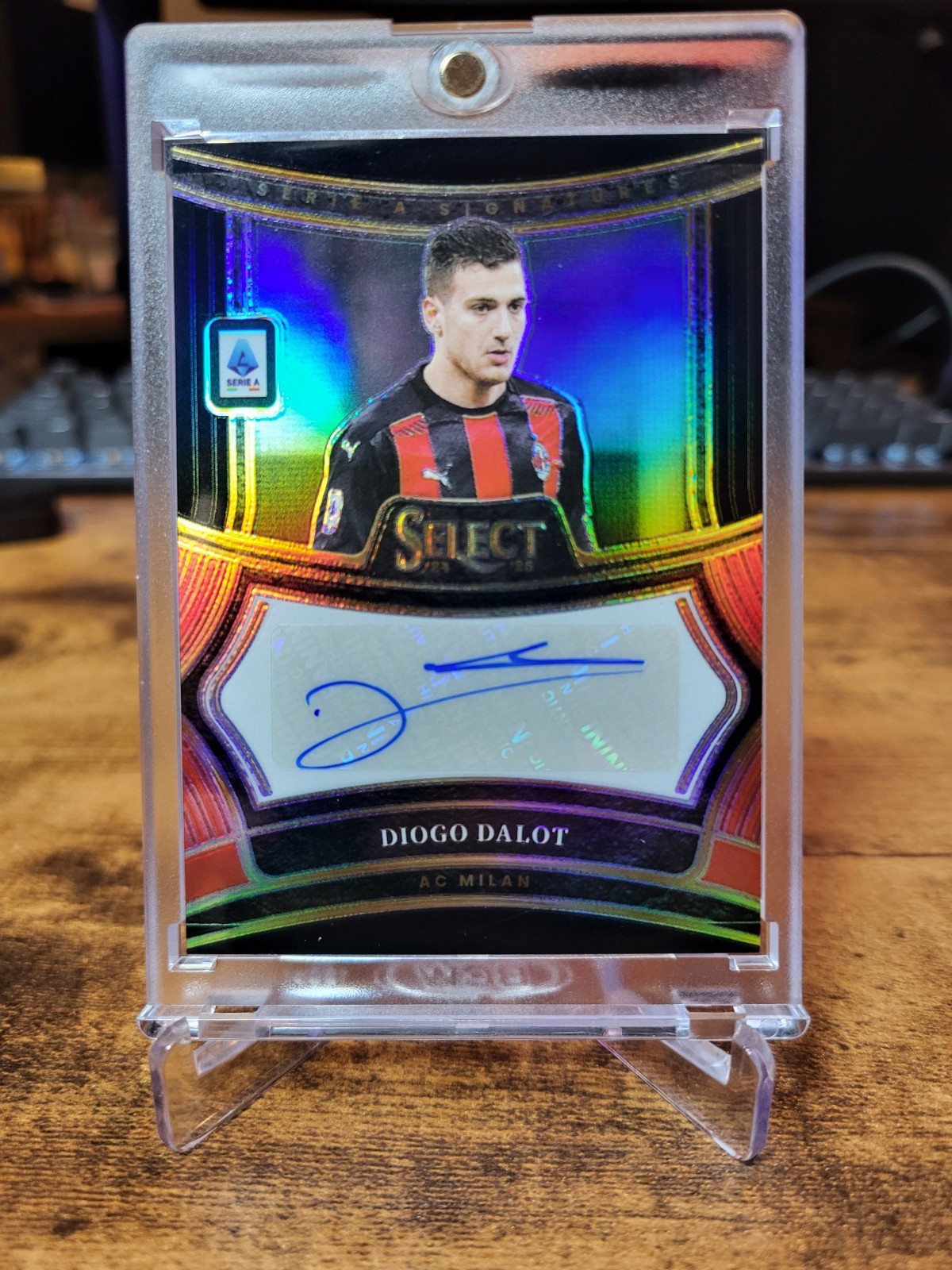 2024-25 Panini Select Serie a - Signatures Diogo Dalot #SS-DD Black ...